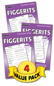 Figgerits Vaue Pack-4 - Penny Dell Puzzles