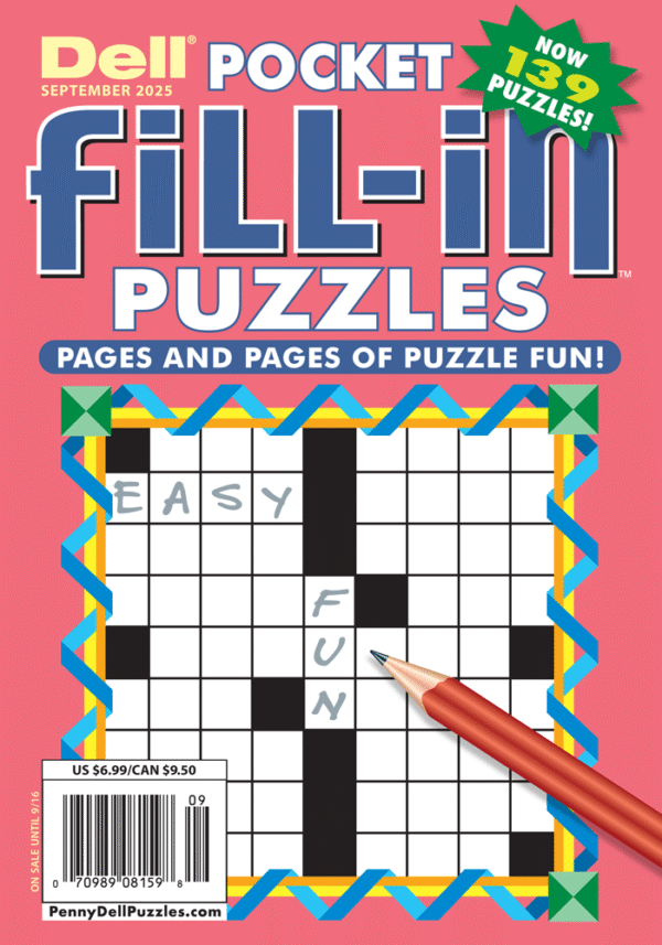 Dell Pocket Fill-In Puzzles - Penny Dell Puzzles