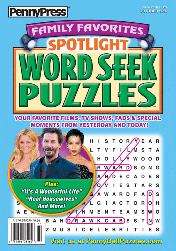 Word Seek/Search - Penny Dell Puzzles