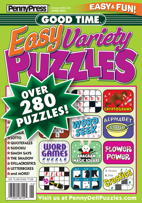 Variety Puzzles and Games Special Issue - Penny Dell Puzzles