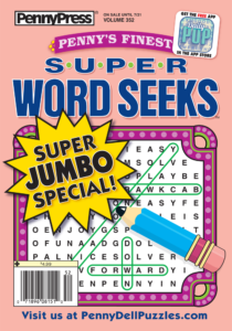 Word Seek/Search Subscriptions - Penny Dell Puzzles