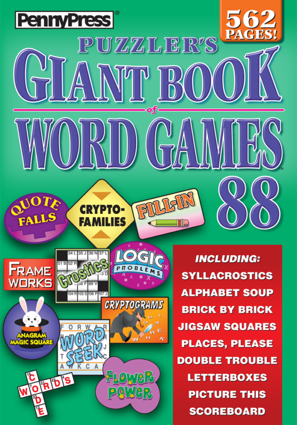 Puzzler's Giant Book of Word Games - Penny Dell Puzzles