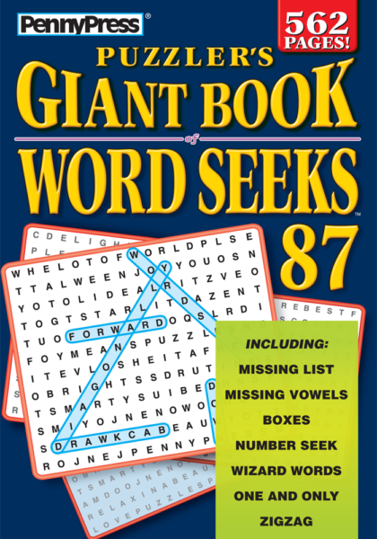 Puzzler's Giant Book of Word Seeks - Penny Dell Puzzles