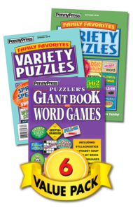 Variety Puzzles Value Packs - Penny Dell Puzzles