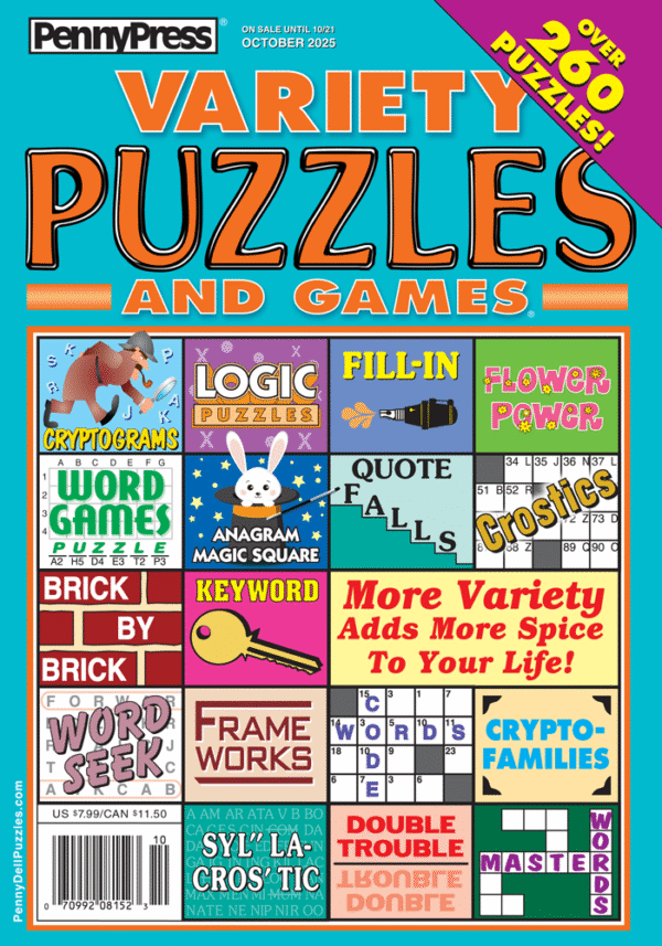 Family Favorites Variety Puzzles - Penny Dell Puzzles