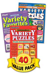 Variety Puzzles Value Packs - Penny Dell Puzzles