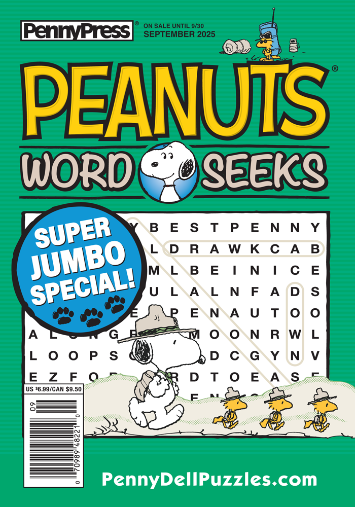 PEANUTS® Word Seeks - Penny Dell Puzzles