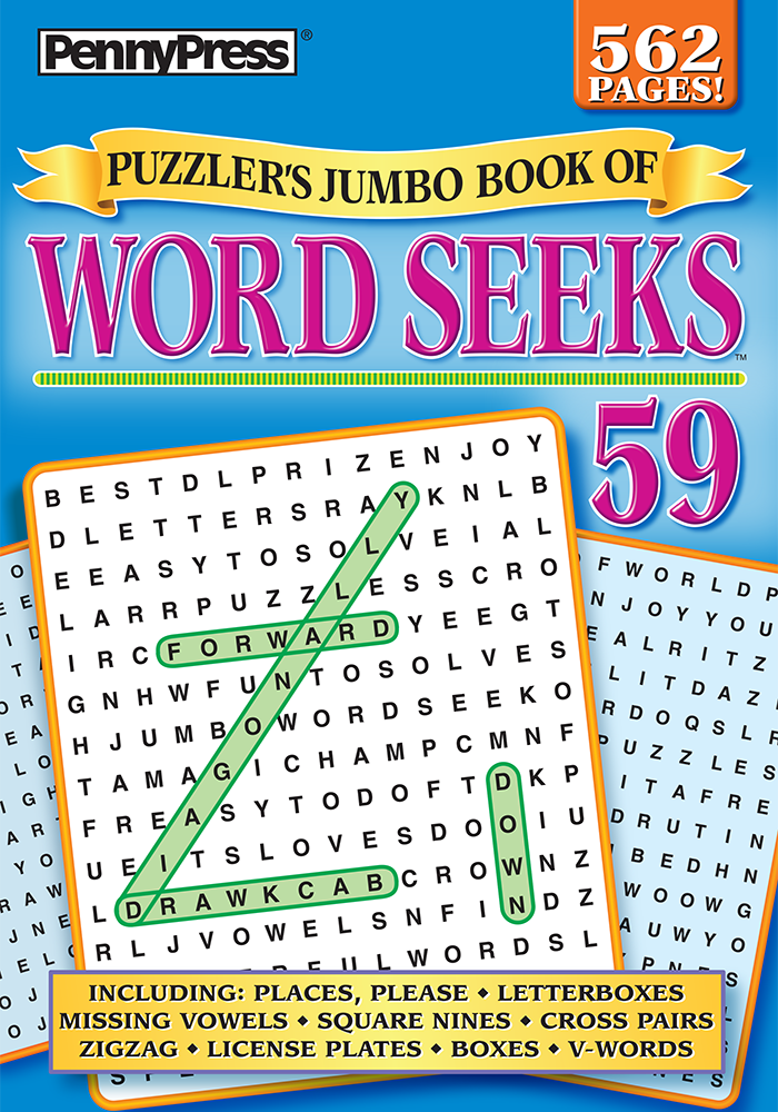 Word Seek/Search Books - Penny Dell Puzzles
