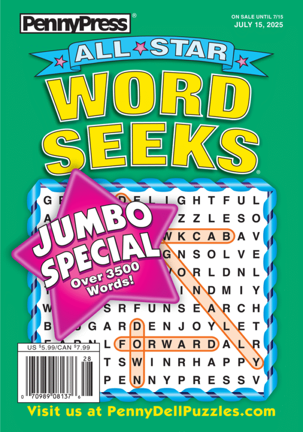 Word Seek/Search - Penny Dell Puzzles