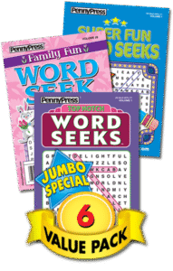 Word Seek/Search Value Packs - Penny Dell Puzzles